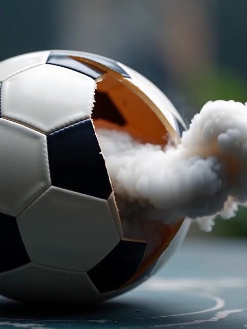 Cloud and lightning inside Soccer ball ASMR - YouTube