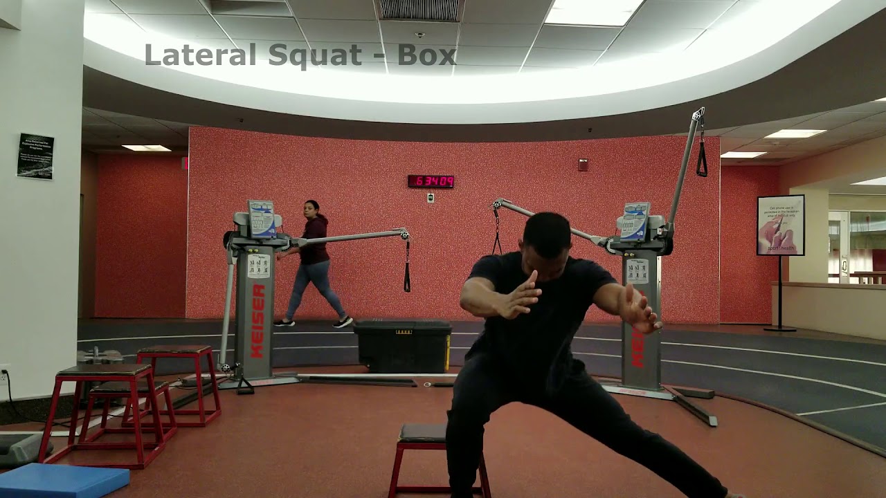 Lateral Squat Box - YouTube