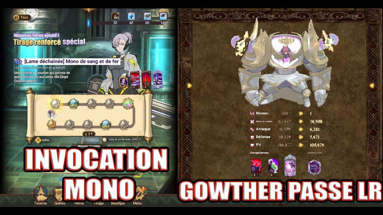 Invocation Mono + Passage Gowther LR 7DS GRAND CROSS - YouTube