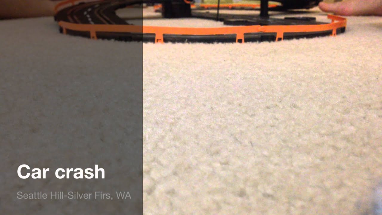 Toy car rollover - YouTube