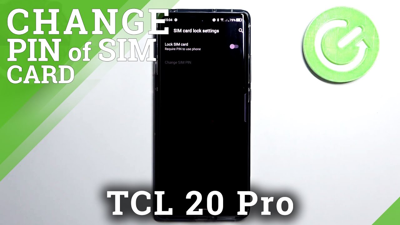 How to Remove SIM PIN from SIM Card on TCL 20 Pro 5G? - YouTube