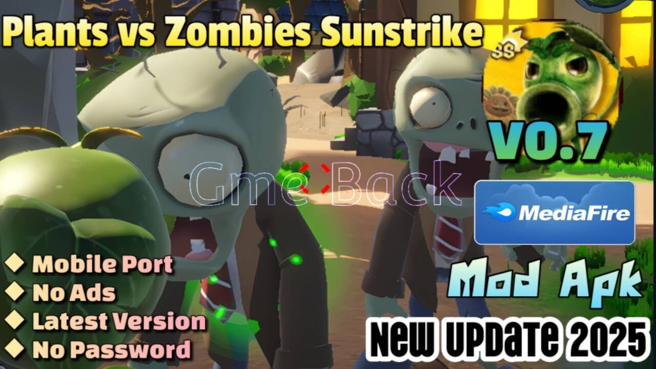 Plants vs Zombies Sunstrike | v0.7 | Mobile Port | Latest Version ...