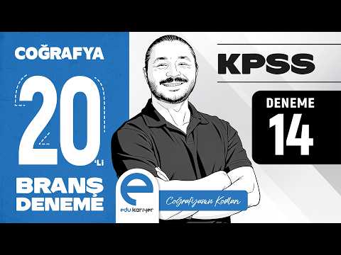 KPSS COĞRAFYA DENEME ÇÖZÜMÜ 14