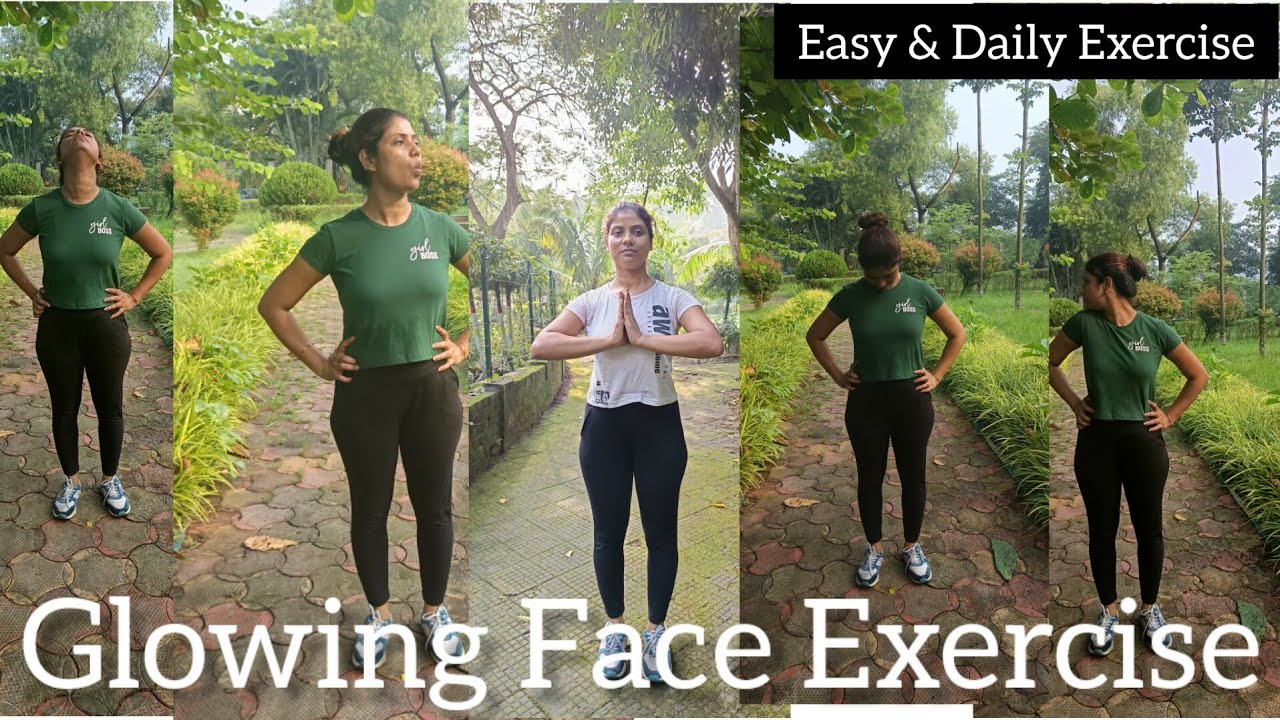 Glowing Face Exercise |Glowing Face Exercise For Women|Easy & Daily ...