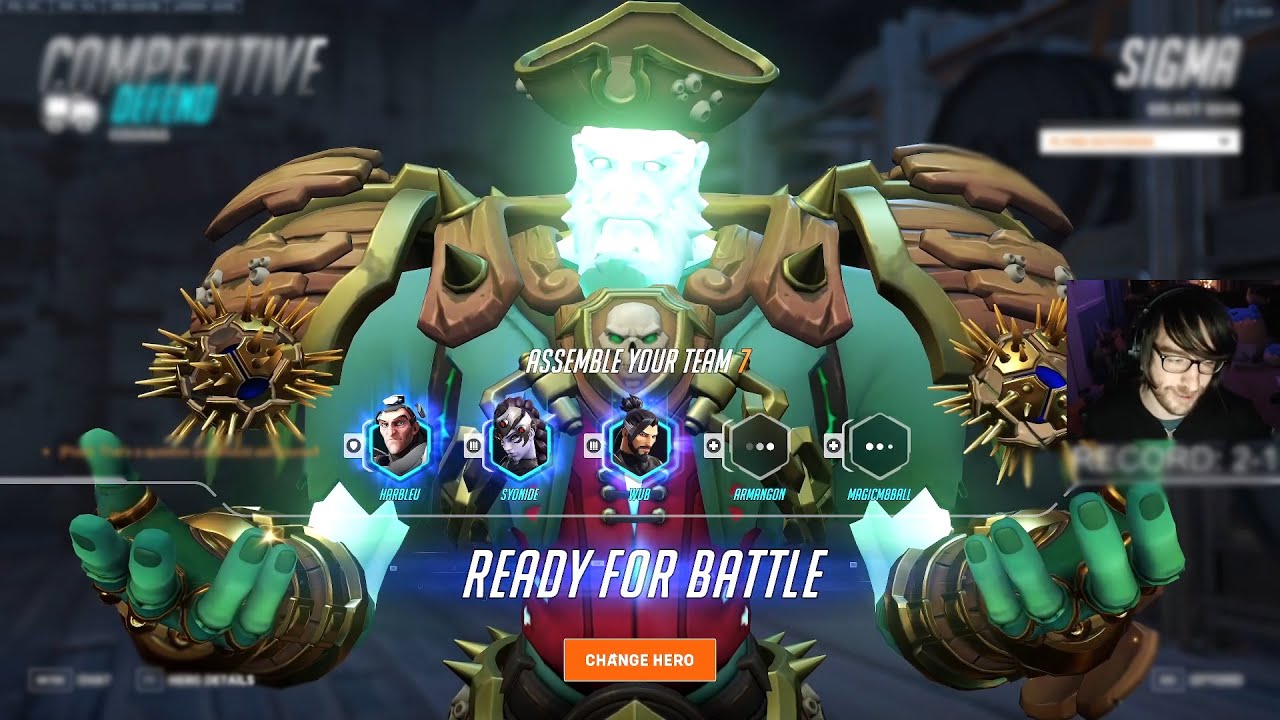 HARBLEU TOP 500 SIGMA GAMEPLAY - OVERWATCH 2 TOP 500 SEASON 8 - YouTube