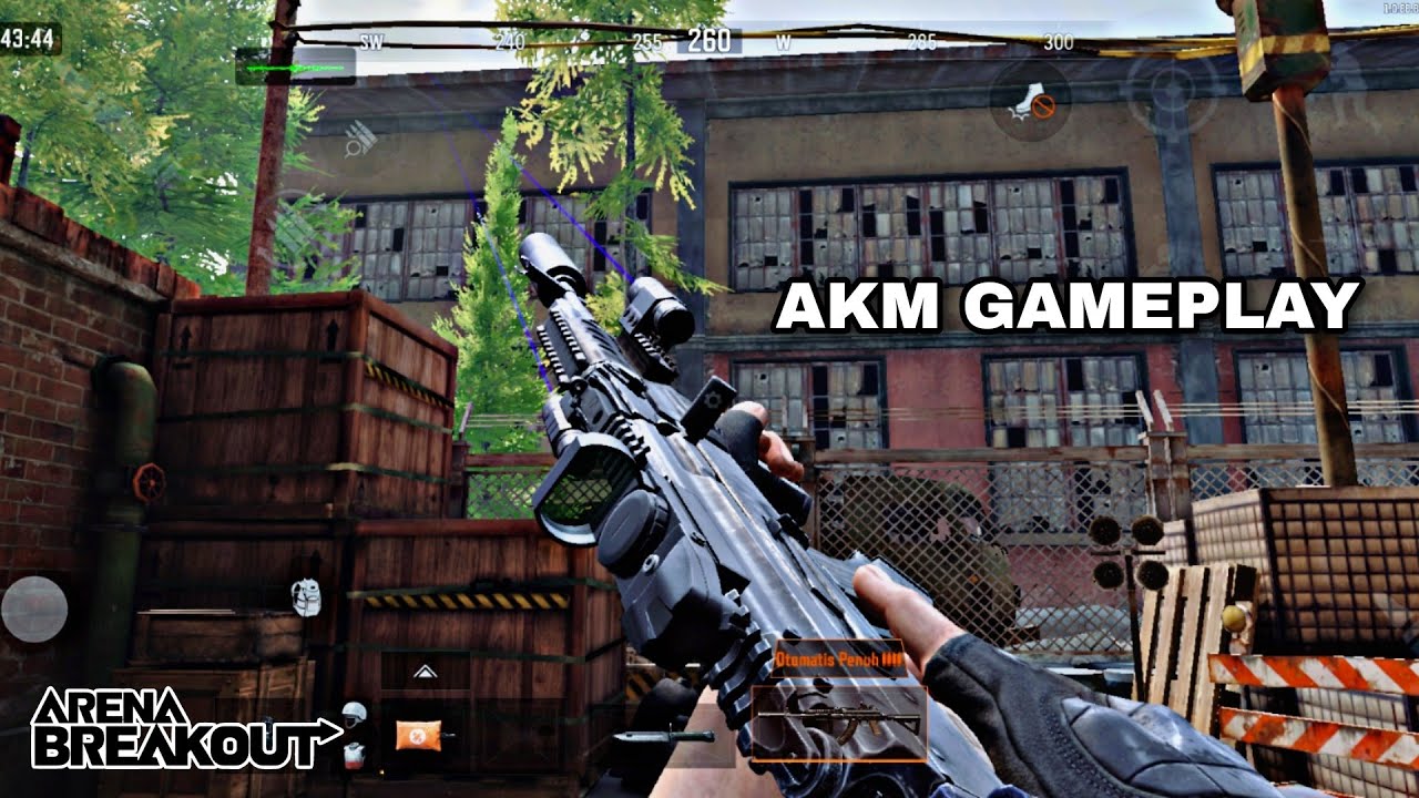 AKM GAMEPLAY DAN NYOBAIN ACCURACY AKM..|| ARENA BREAKOUT INDONESIA ...