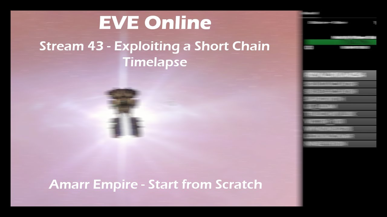 EVE Online - Stream 43 - Exploiting a Short Chain - Timelapse - YouTube