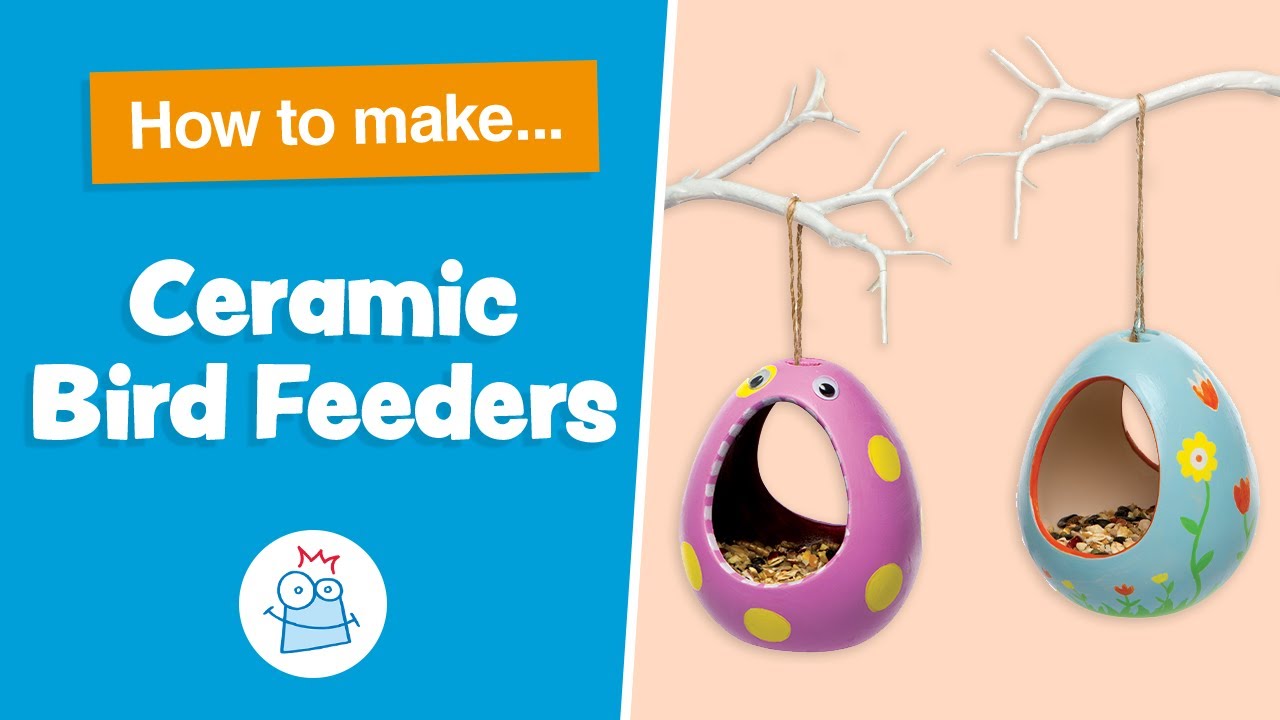 How to make Ceramic Bird Feeders | Baker Ross - YouTube