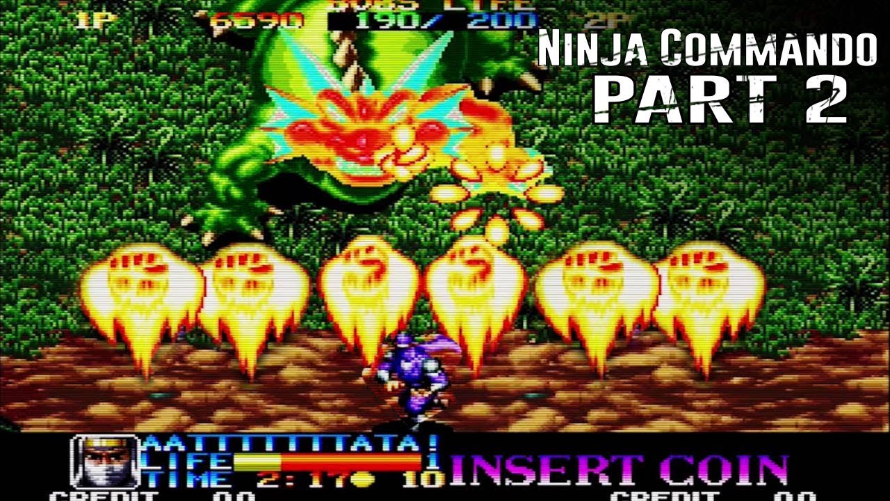 NINJA COMMANDO 1992 Gameplay Walkthrough PART 2 | NeoGeo | SNK - YouTube