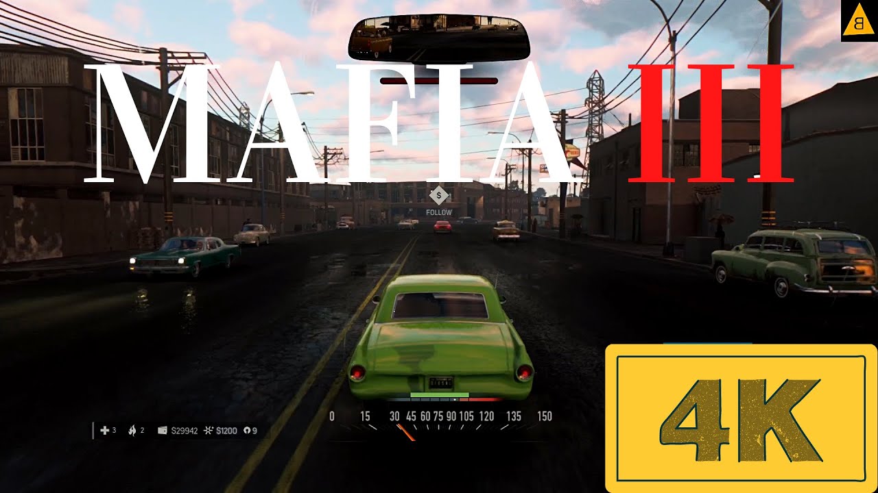 MAFIA 3 - FOLLOW the red car 🕵️‍♂️ gameplay full HD 4K DEFINITIVE ...
