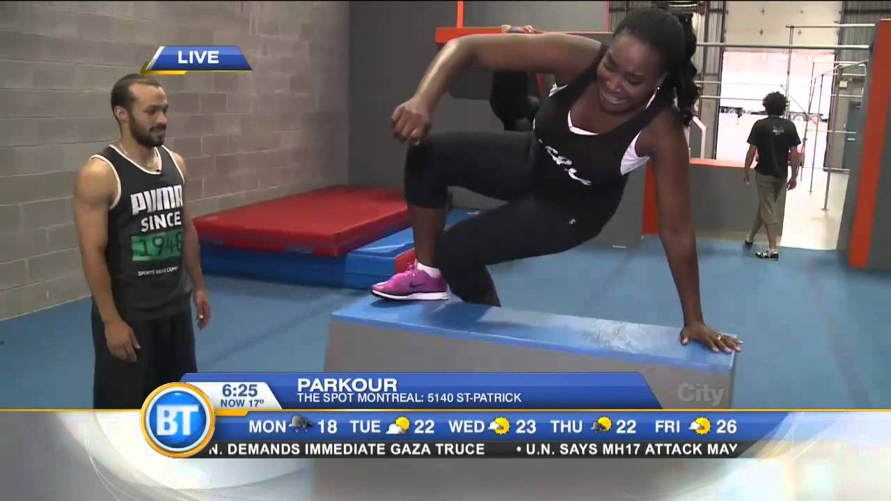 Parkour basics at The Spot - YouTube