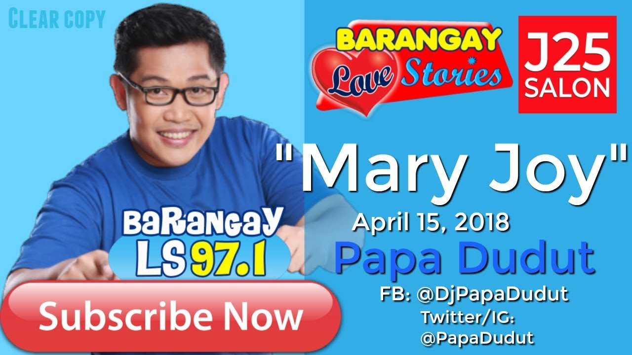 Barangay Love Stories April 15, 18 Mary Joy - YouTube