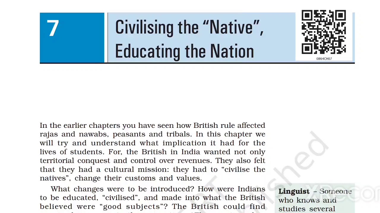 Class 8 History Chapter 7 Part 1 - YouTube