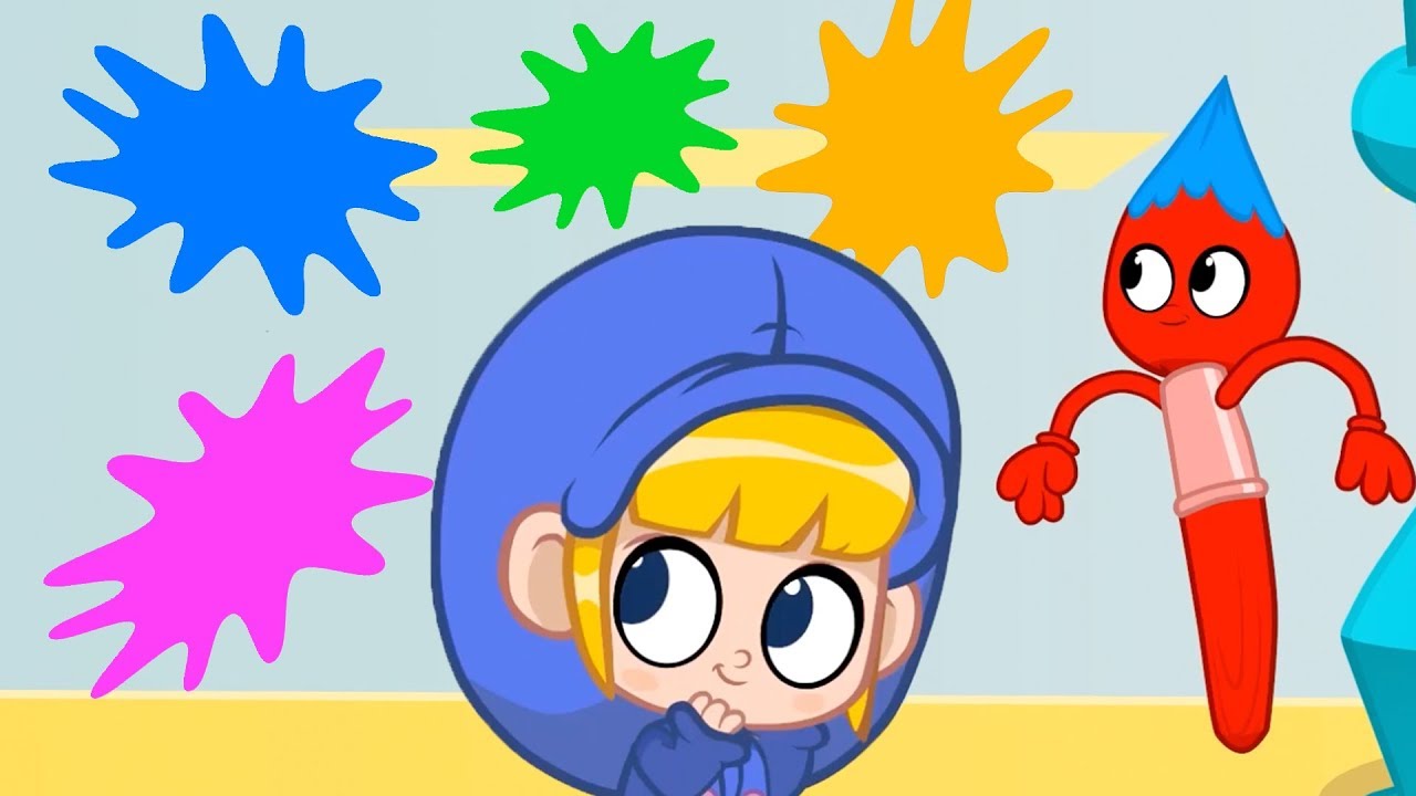 Learn Colors + More! | Morphle The Paintbrush | #LearnColors | Learning ...