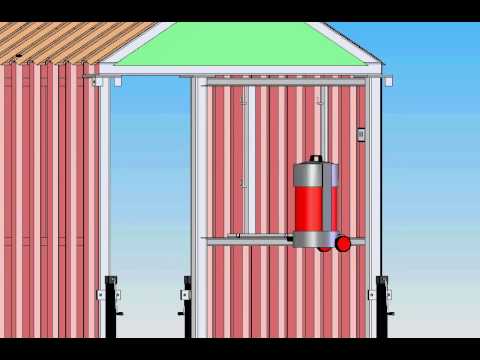 solidworks model of welding shelter - YouTube