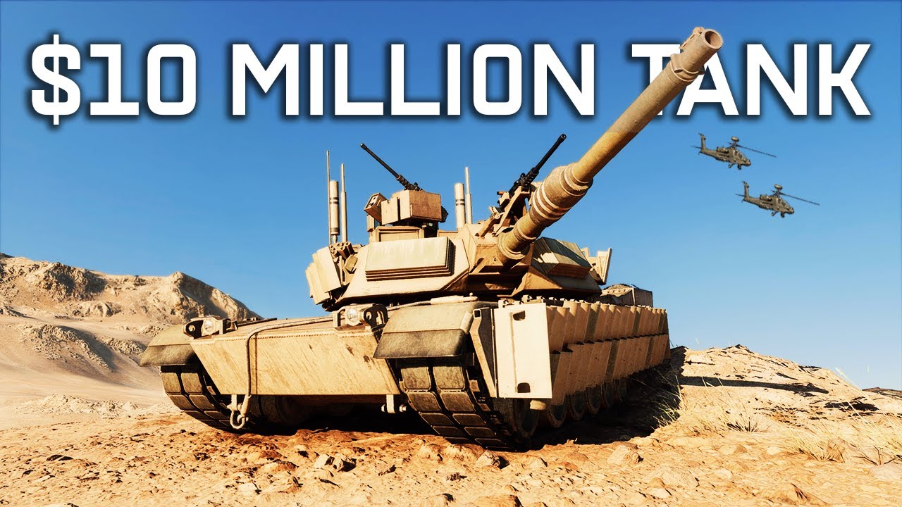 $10M Price tag M1A2 Abrams Main Battle Tank Gameplay at Battlefield ...