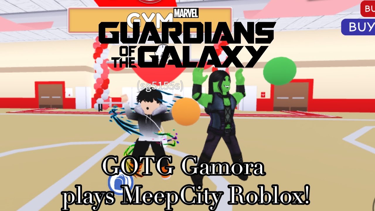 GOTG Gamora plays MeepCity Roblox! - YouTube