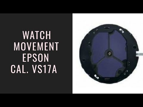 Cal. VS17A Epson (Watch Movement Specification and Drawing) Solar ...
