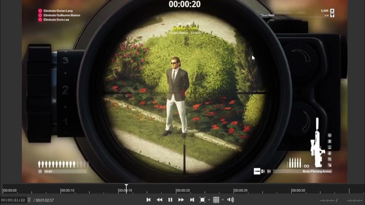 How I did "The Last Yardbird" in 1 Minute (Hitman 2 Sniper Assassination) - YouTube