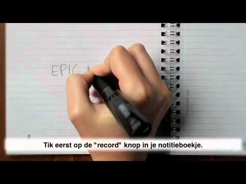 Livescribe Echo Smartpen: Hoe werkt het - YouTube