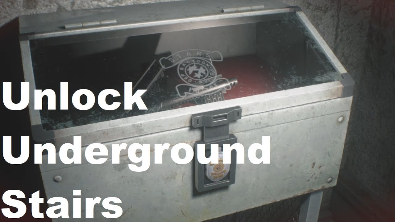 Resident Evil 2 Remake - Unlock Underground Stairs - YouTube