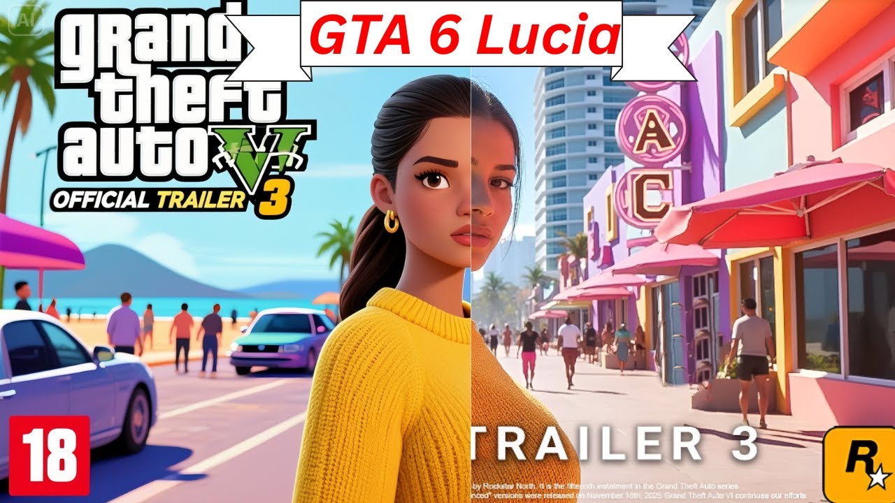 gta 6 leaked gameplay footage | gta 6 trailer | GTA 6 Lucia Animations ...