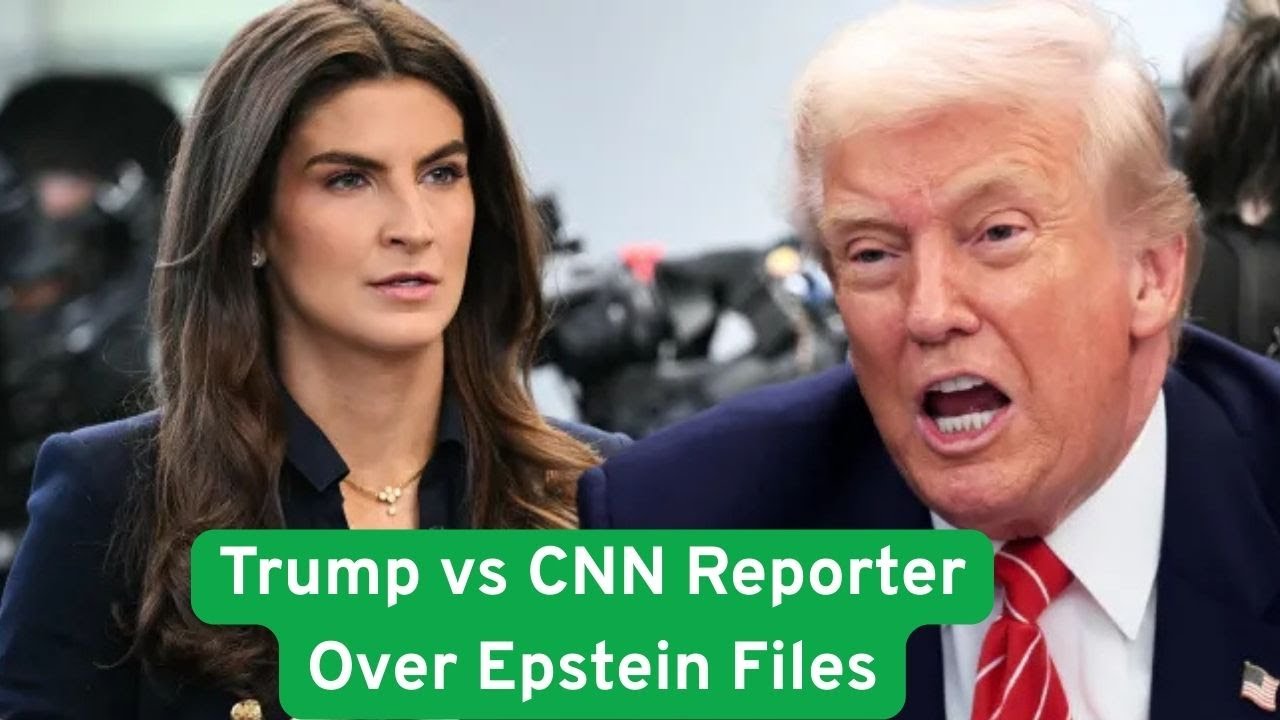 Trump vs CNN Reporter Over Epstein Files Goes VIRAL - YouTube