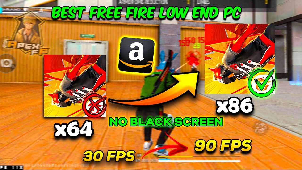 NEW AMAZON FREE FIRE OB403 SUPER OPTIMIZED | FREE FIRE X86 | FIX LAG ...