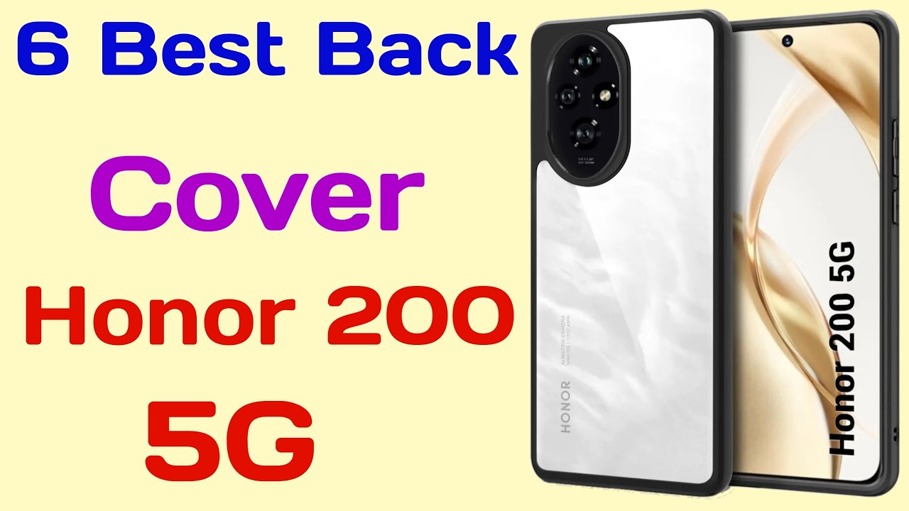 Honor 200 5G Back Cover | Best back cover for mi honor 200 5g - YouTube