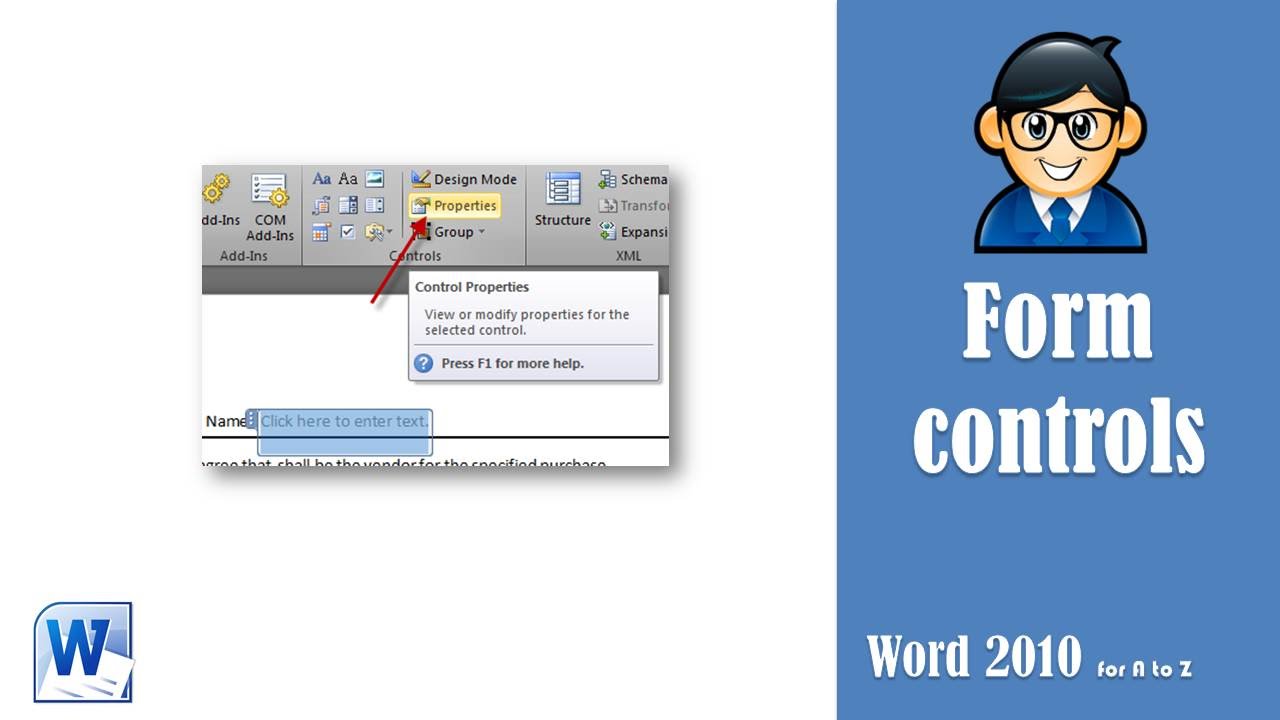 Create Application Form By Using Word 2010 Create Application Form By Using Word 2010