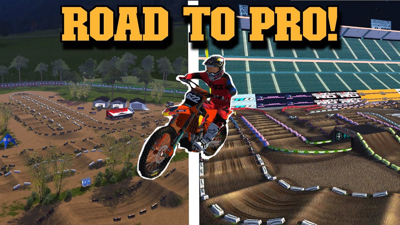 TRYING TO BECOME A PRO IN MX BIKES! | Road to Pro EP.1 - YouTube
