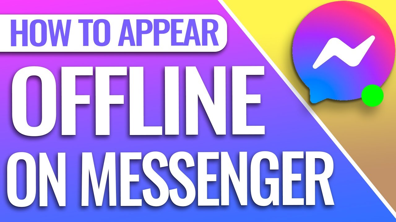 How To Appear Offline On Facebook Messenger - YouTube