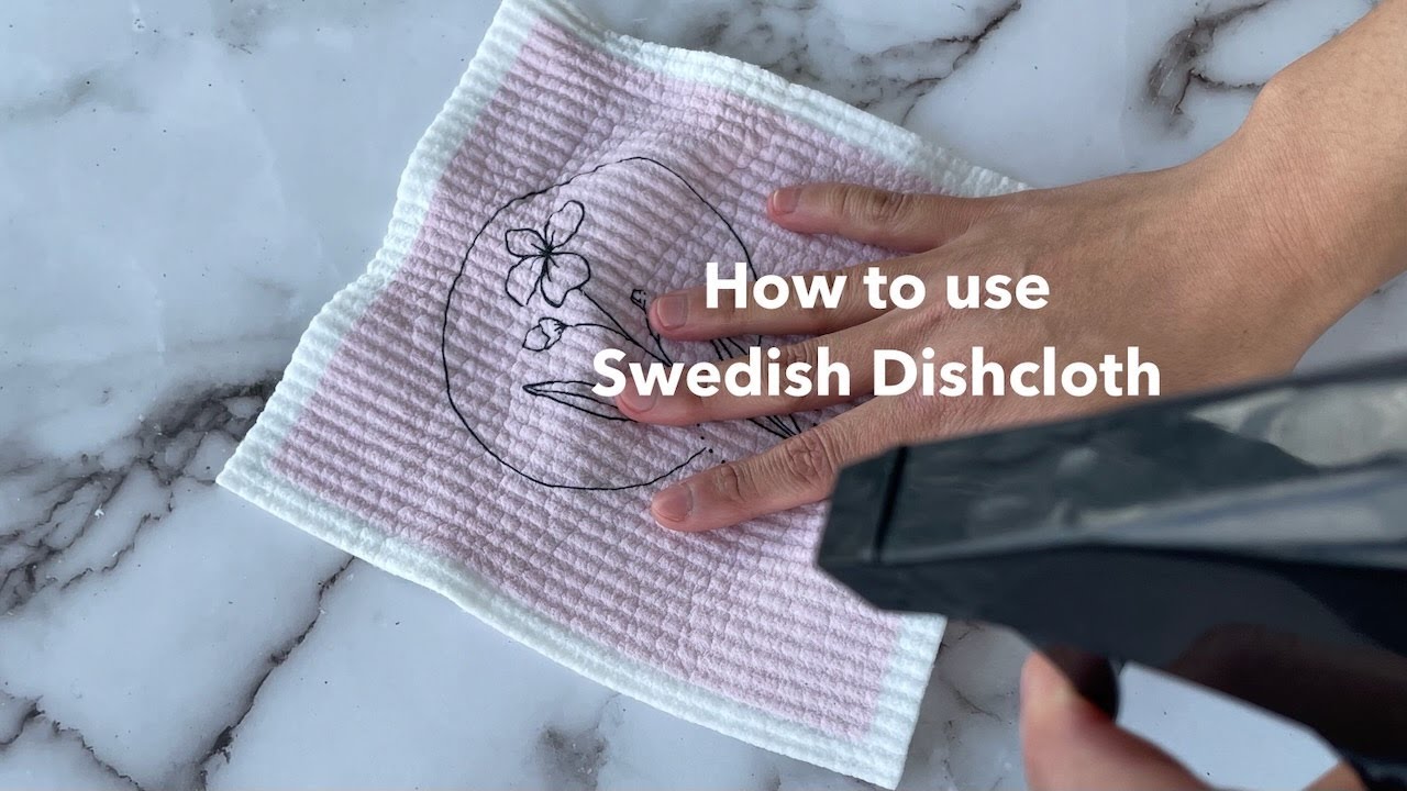 How to use a Swedish Dishcloth - YouTube