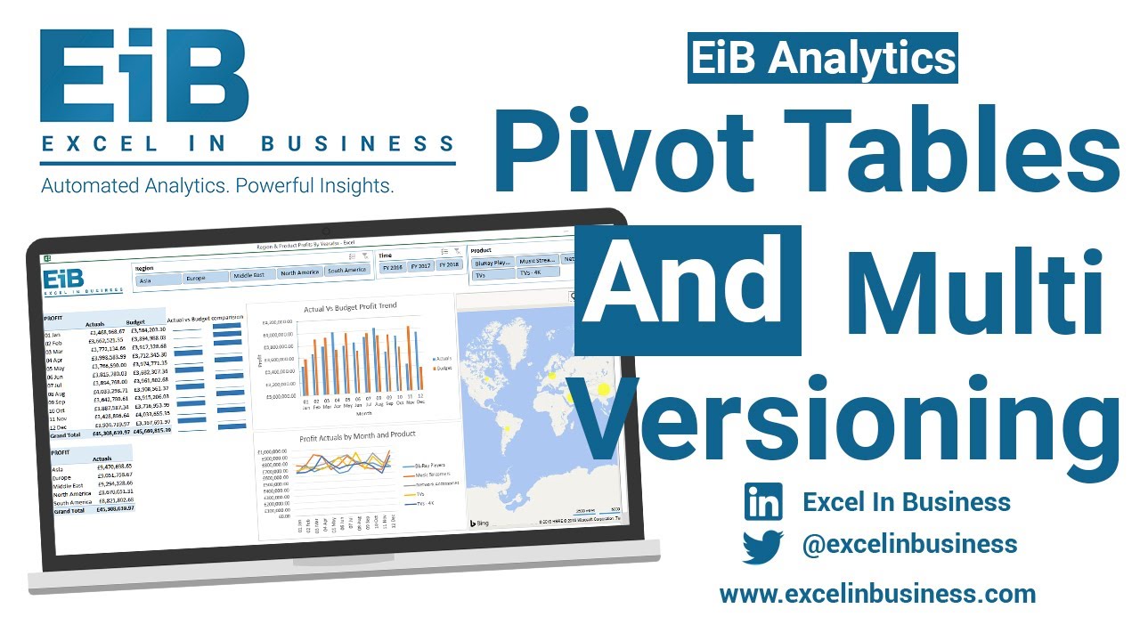 EiB Analytics Tutorial Pivot Tables and Multi Versioning - YouTube