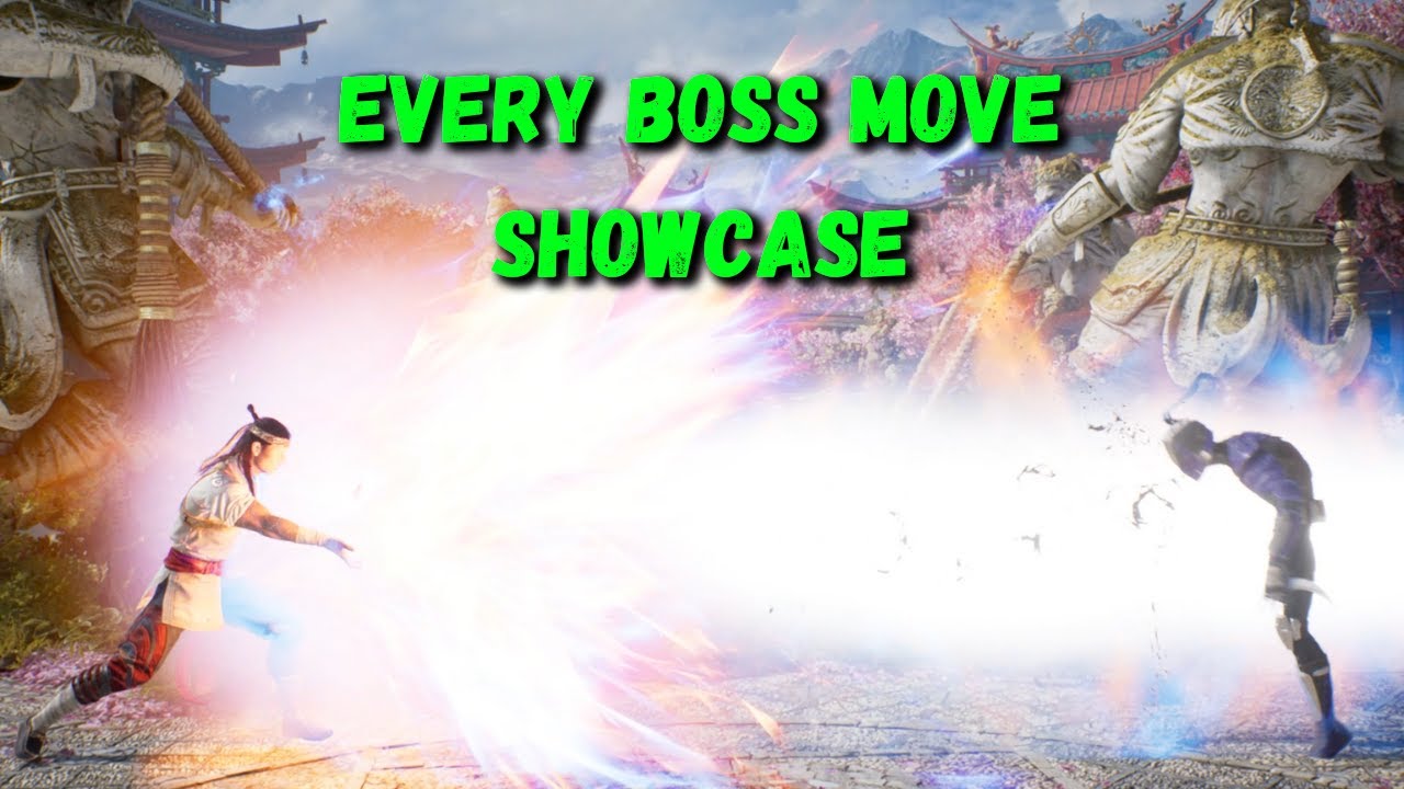 Every Boss Move (New Update Moves) Showcase MK1 - YouTube