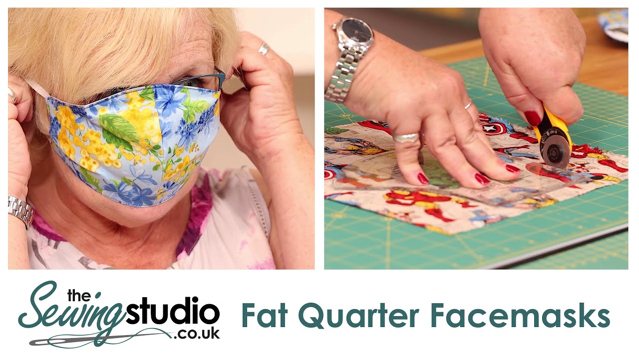 Fat Quarter Face Masks using Easy Cut Tool! | The Sewing Studio - YouTube