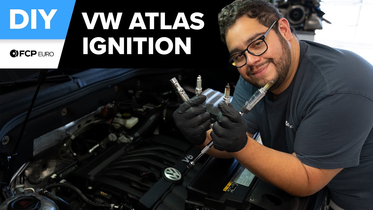 Volkswagen Atlas Ignition Coil & Spark Plug Replacement DIY (2018-2021 ...