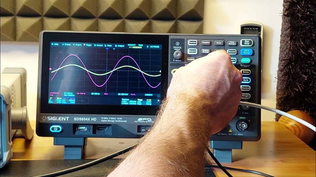 How to Measure Frequency Response (Bode Plot) Siglent SDS804X HD ...