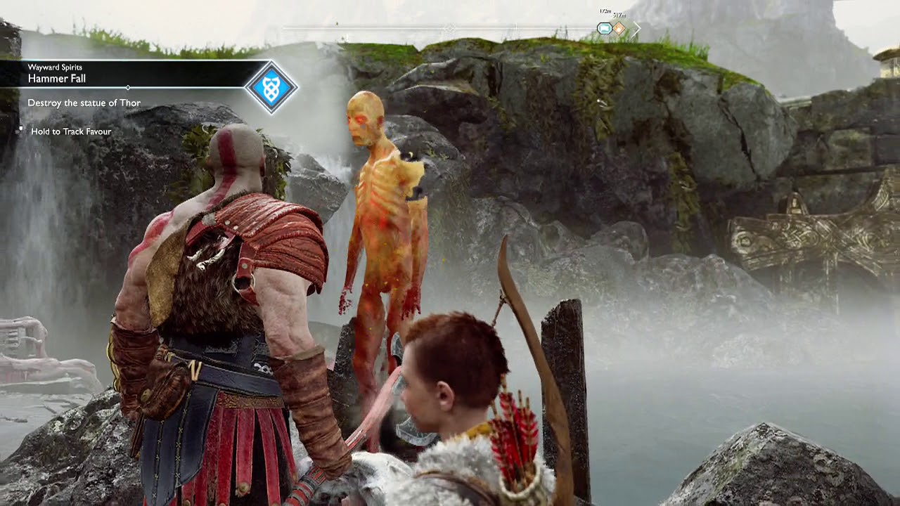 God of War Get Destroy Thor Hammerfall Quest - YouTube