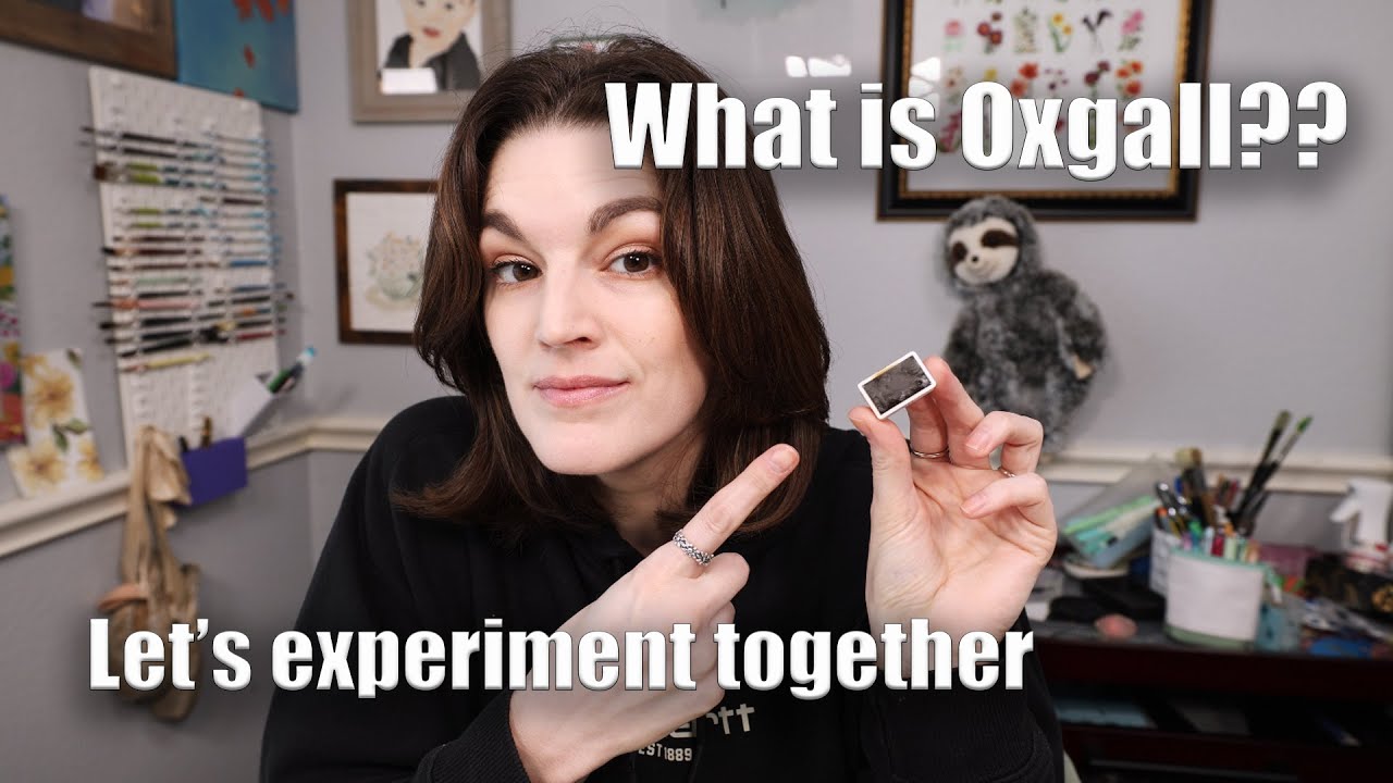What is Oxgall??? Let's figure out how to use it in Watercolor! - YouTube