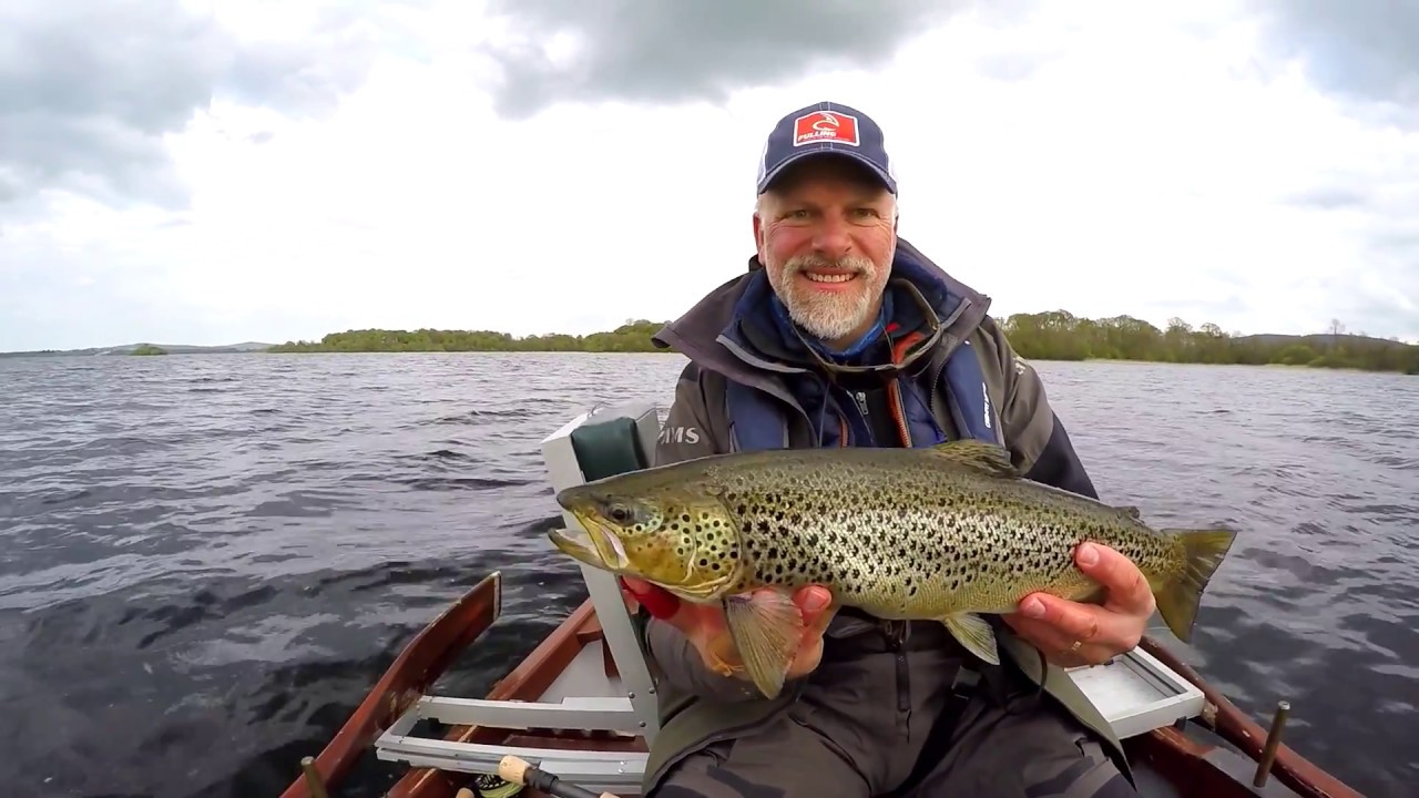 Guided fly fishing for wild brown trout on Lough Sheelin , Ireland ...