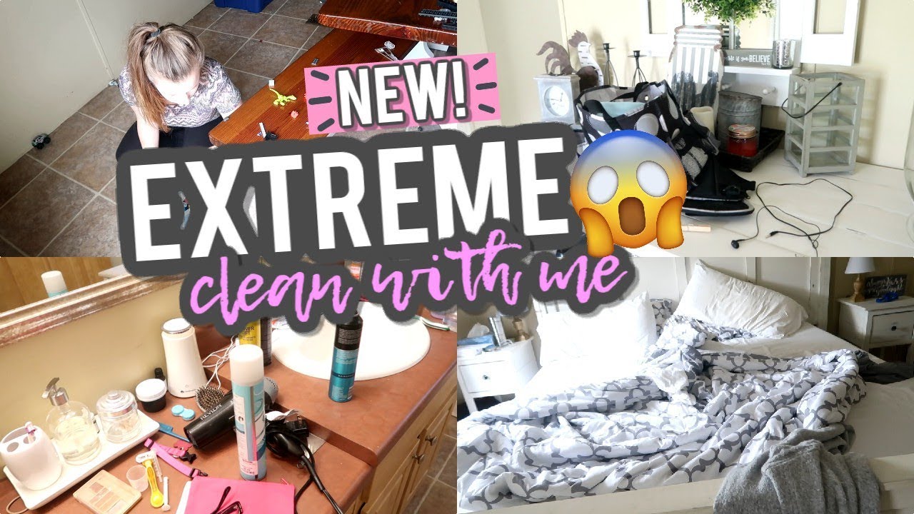 EXTREME CLEAN WITH ME | WEEKLY CLEANING ROUTINE - YouTube