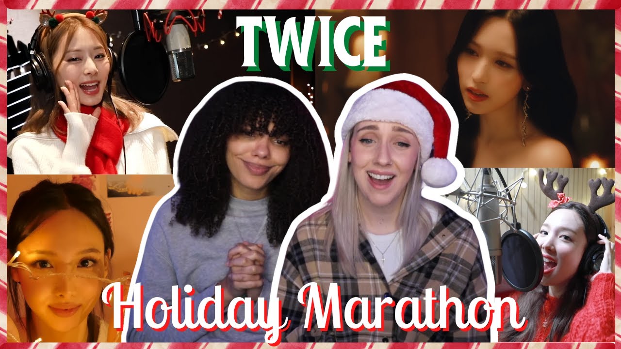 A Holiday Marathon EP 3 | TWICE Christmas Covers - Nayeon, Mina ...