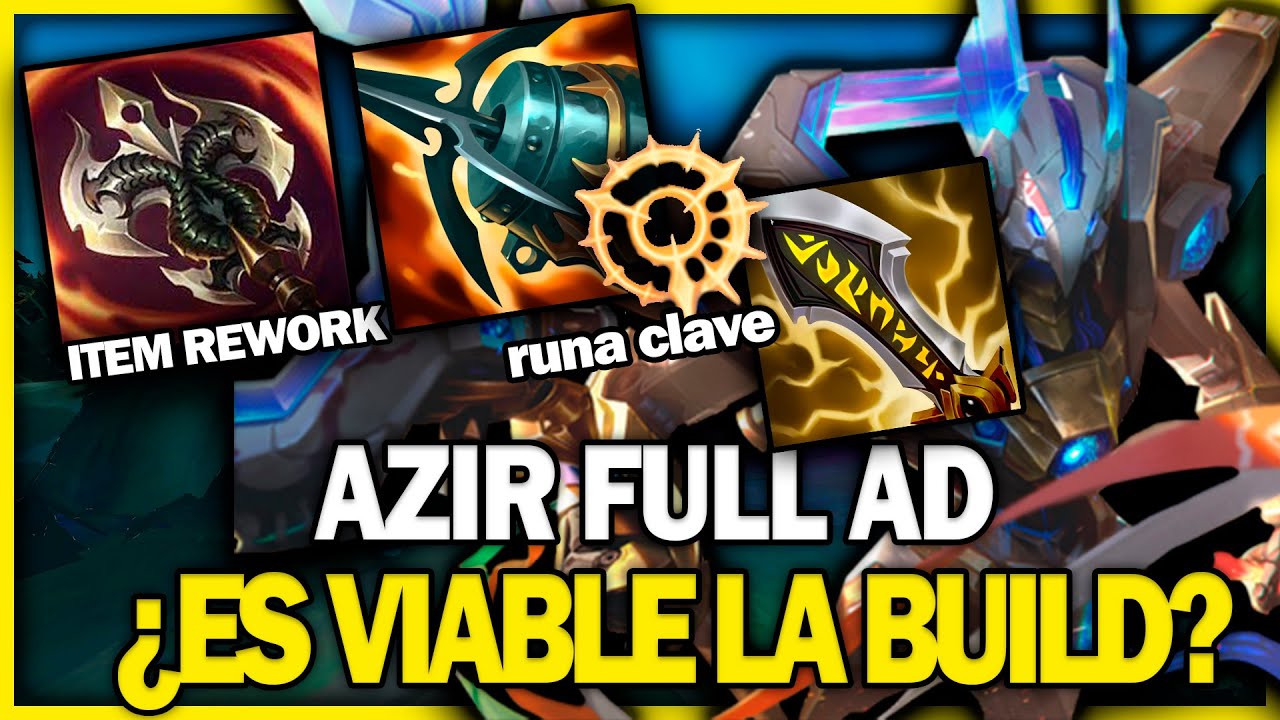 JUGAMOS el AZIR AD *UN AZIR JAMAS VISTO EN LOL* LA BUILD DE CRITICO ...