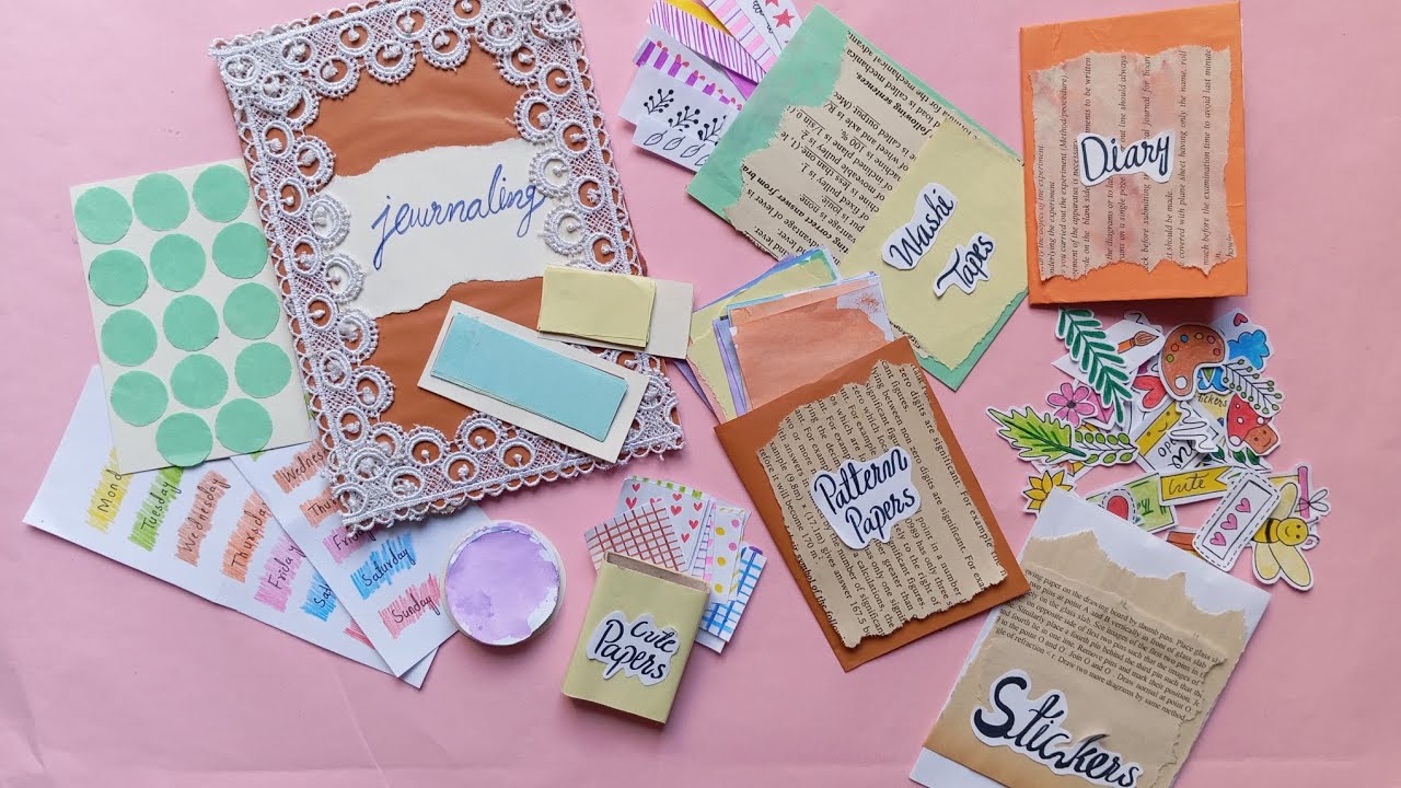 homemade journaling supplies / DIY journaling supplies / homemade ...