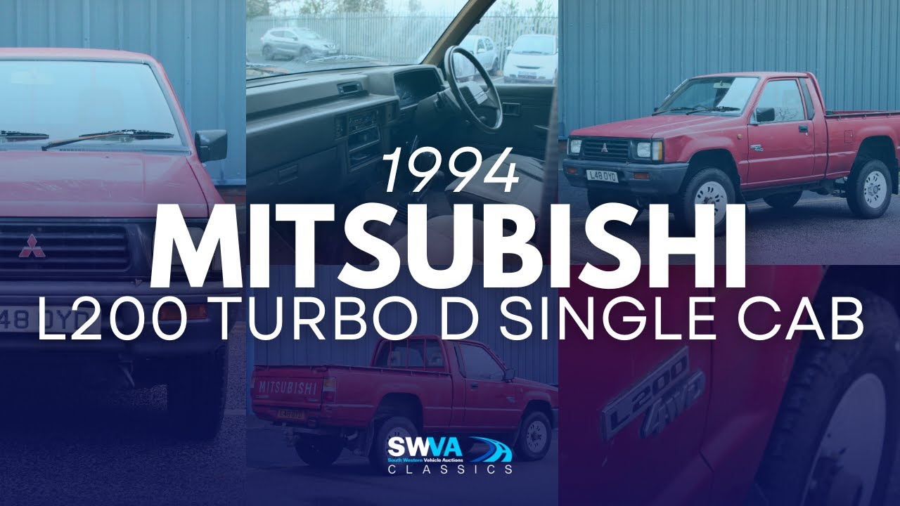 LOT 19 - Mitsubishi L200 Turbo D Single Cab 1994 | SWVA 30th January ...