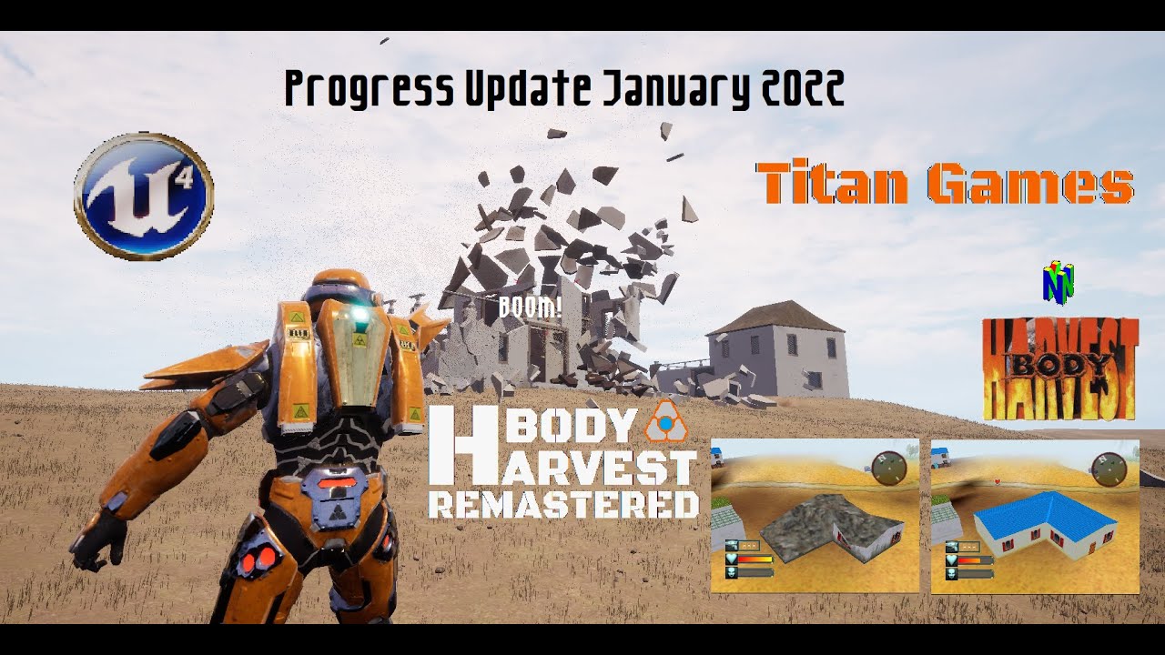 Body Harvest Remake - Progress Update January 2022 | Titan Games - YouTube