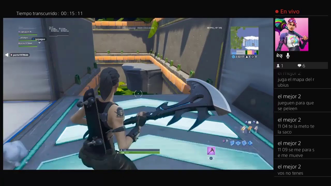 Jugando Parkour De 500 Niveles En Fortnite Ps4 Arg Youtube