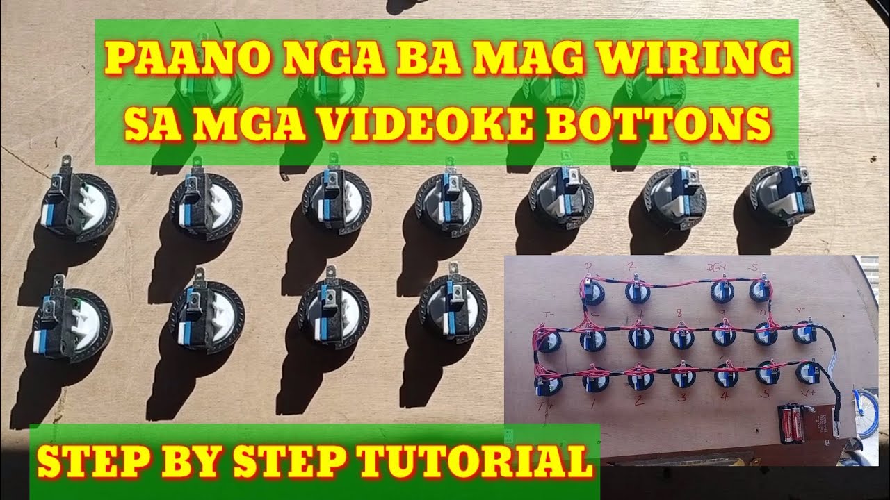 how to wiring vodeoke bottons step by step tutorial - YouTube