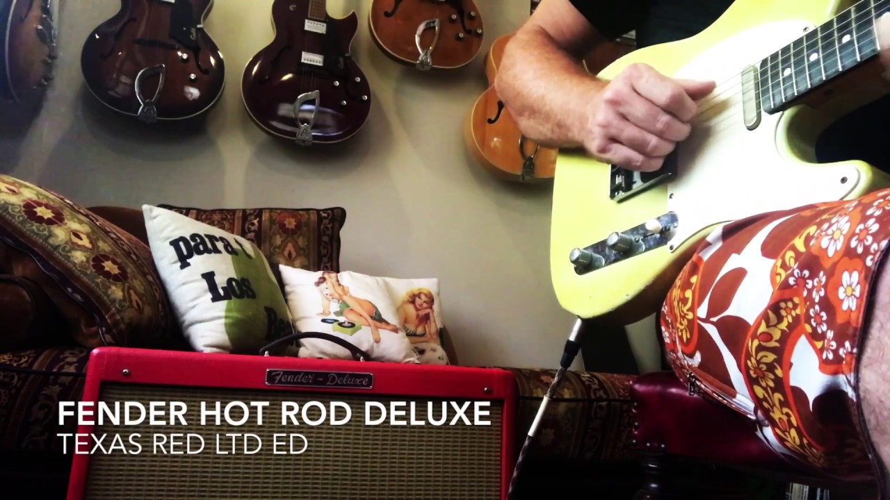 Fender Hot Rod Deluxe 'Texas Red' Limited Edition - YouTube